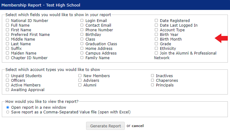 How to Create Membership Reports – Future Business Leaders of America